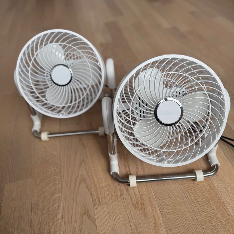 ZWEI Tischventilatoren Sonnenkind (VIND) - weiss, dreistufig (Gebraucht ...