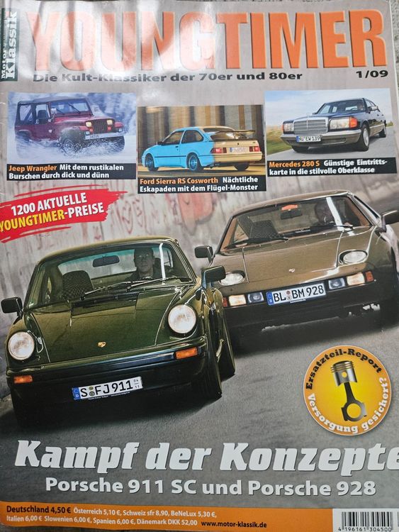 Youngtimer 1/09 911 928 Cosworth Wrangler Supra Trans Am xa (Gebraucht ...