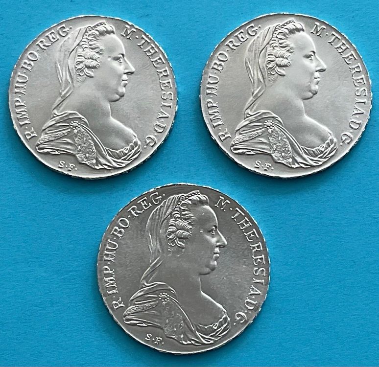 3 schöne Maria Theresien Silber-Taler (84,35 Gramm) | Kaufen auf Ricardo