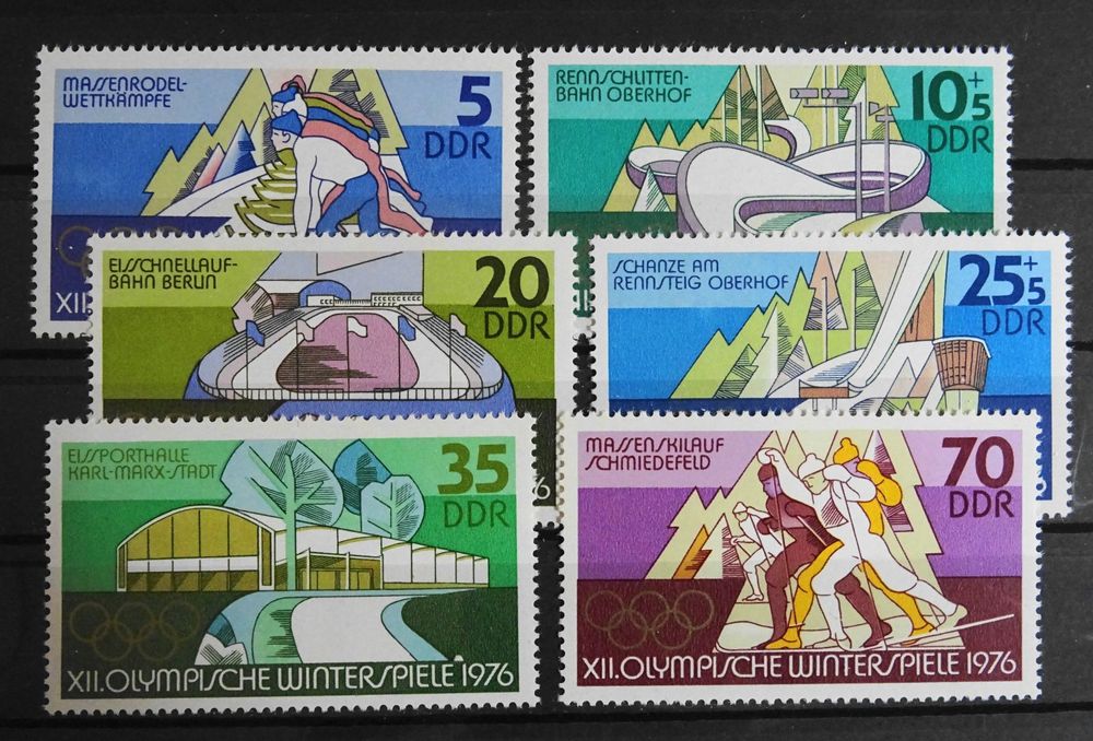 DDR 1975, Serie **postfrisch (Neu und originalverpackt) in Haslen GL für CHF 0.6 – mit Lieferung ...