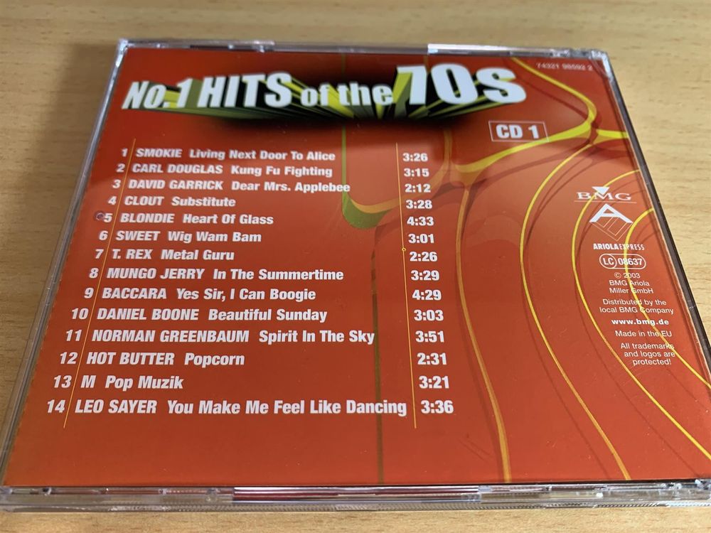 Various – No. 1 Hits Of The 70s - 3 CD | Kaufen auf Ricardo