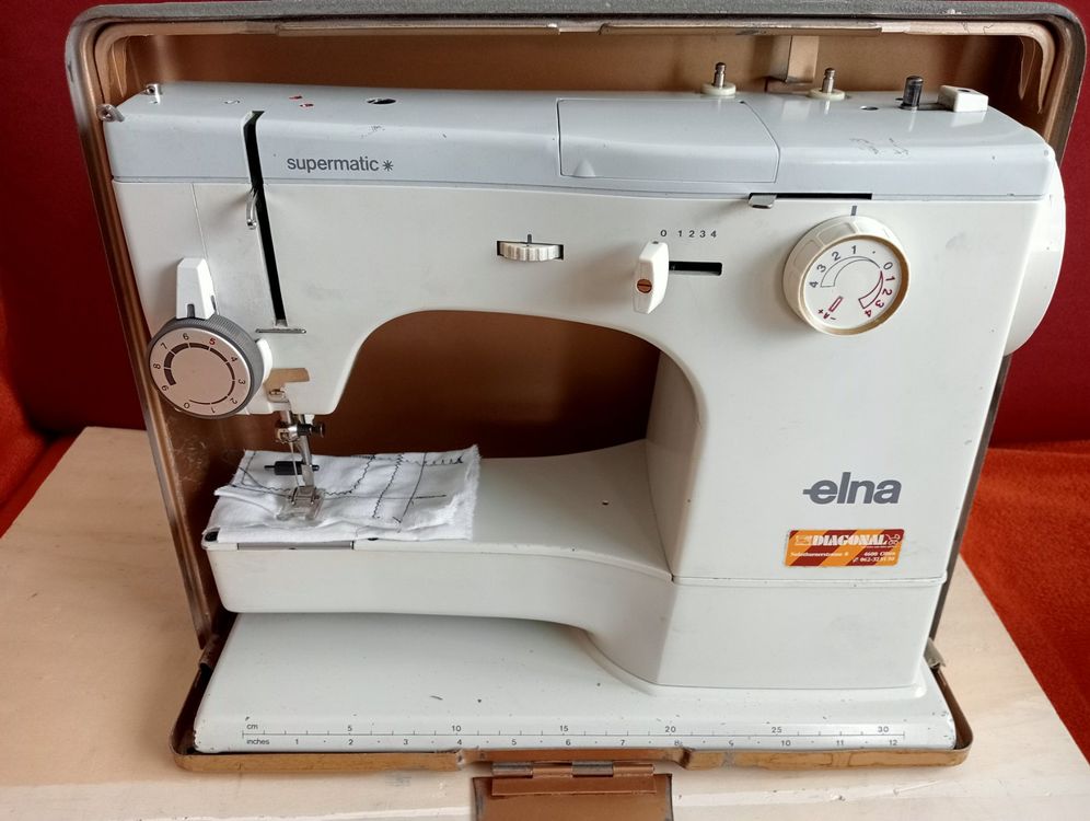 Elna Supermatic Nähmaschine, Vintage, funktioniert tiptop (Gebraucht ...