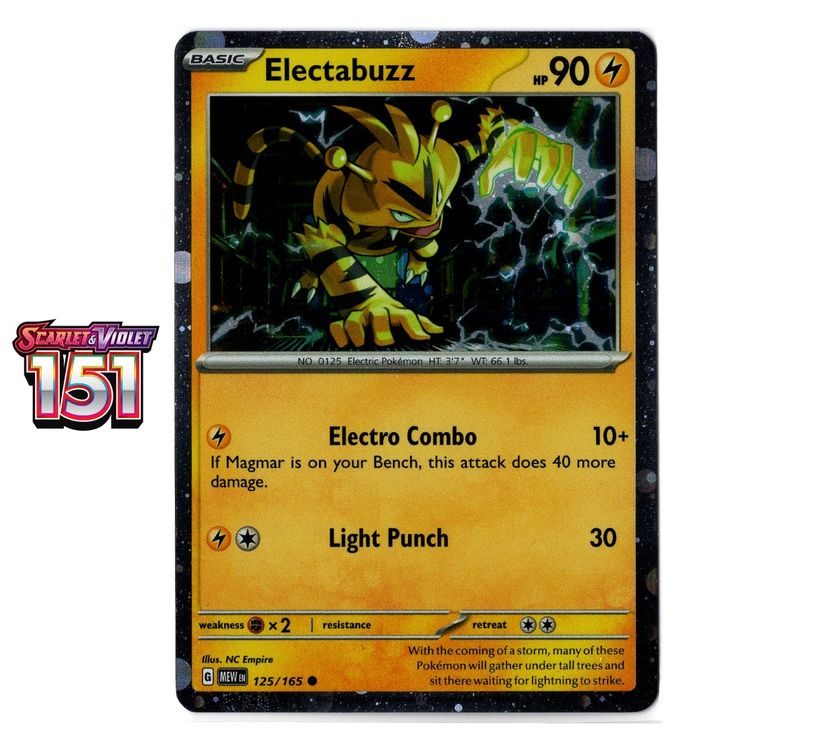 151 Electabuzz Elektek Promo Holo 125 EN (Gebraucht) in Zug für CHF 1.2 – mit Lieferung auf ...