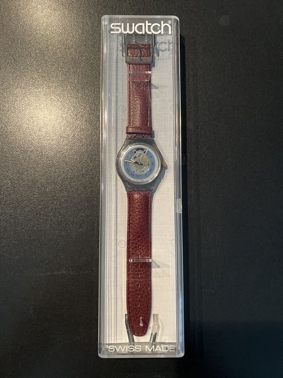 Swatch Automatic (SAM100) Rubin - 1. Version (Neu und originalverpackt) in Künten für CHF 99 ...