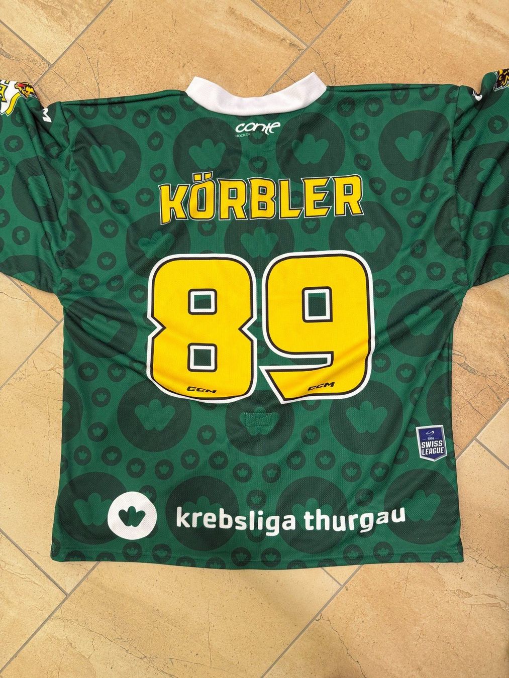 HC Thurgau Charity-Trikot Saison 25/26 - Körbler #89 (Gebraucht) in ...