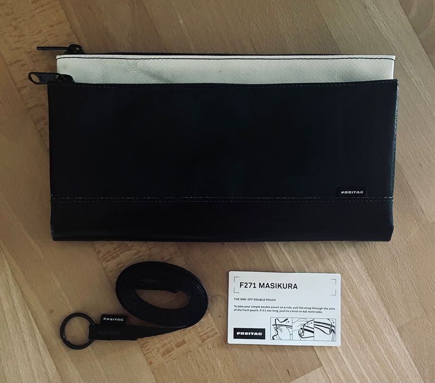 Freitag F271 Masikura Clutch Bag / RAR BLACK RAR / NEU NEU!! (Neu und ...