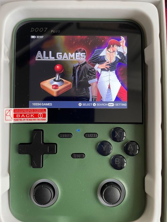 SZDiier D007 PLUS android retro video games handheld | Kaufen auf Ricardo