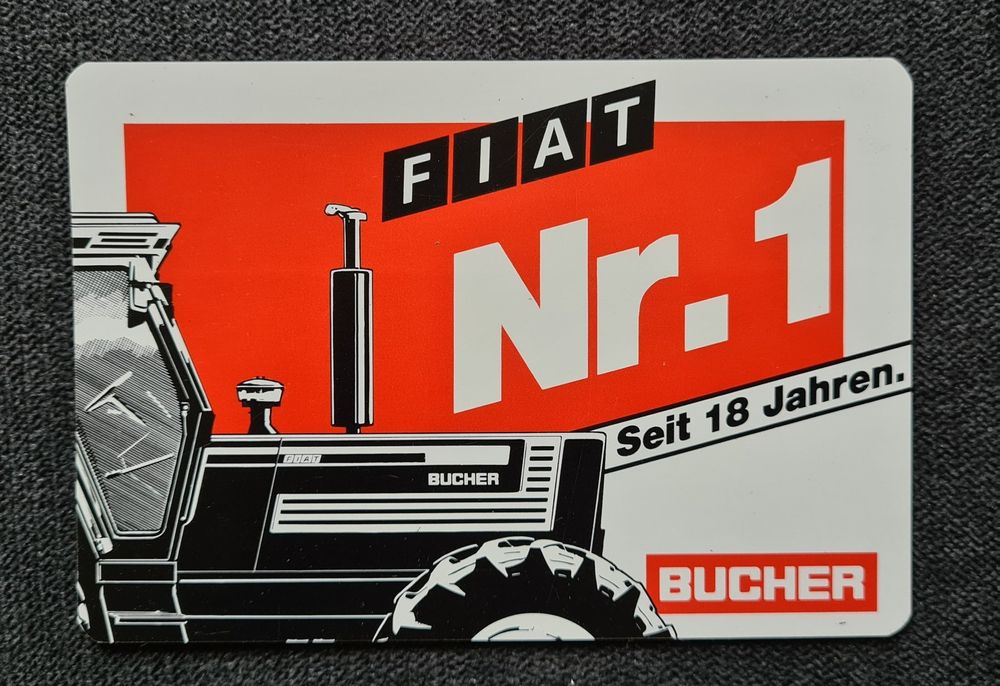 Fiat Nr. 1 Bucher Traktor Aufkleber Sticker Kleber Fiatagri | Kaufen ...