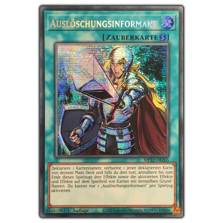 Yu-Gi-Oh! MP21-DE258 Auslöschungsinformant 1.Auflage Ultra R | Kaufen auf Ricardo