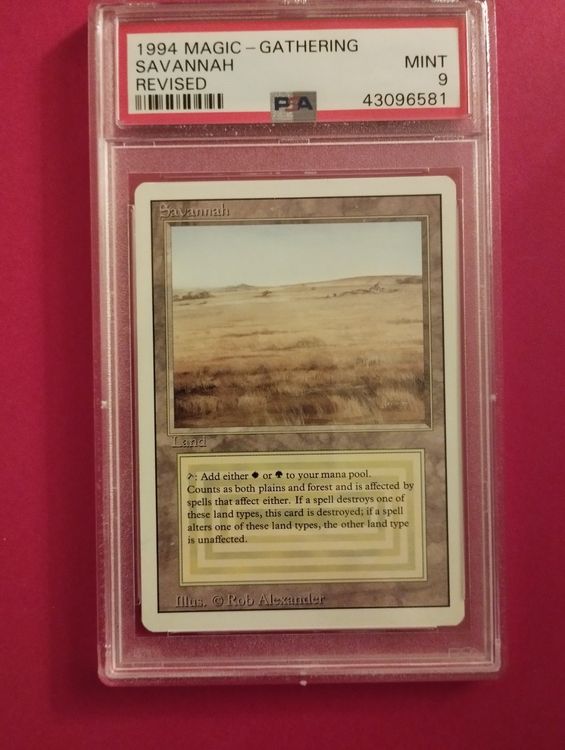 UNIQUE! MTG Revised Dual Land Set 10 Cards All graded PSA 9 (Gebraucht ...