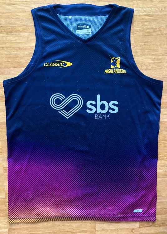 Highlanders Super Rugby Classic Training Singlet Grösse XL (Neu (gemäss ...
