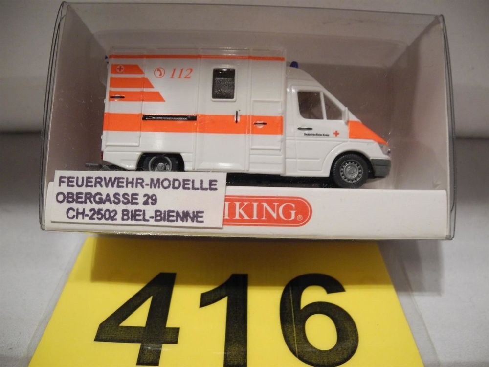 Wiking 0321 04 30,MB Sprinter RTW,Nr.416 | Kaufen auf Ricardo