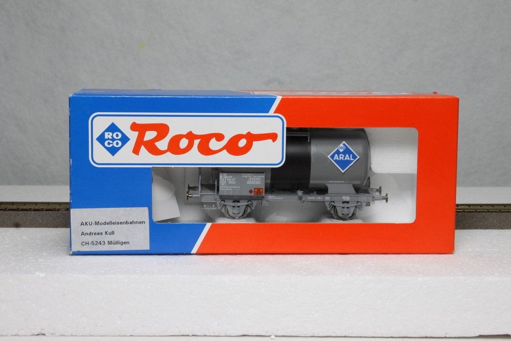 Kesselwagen - wagon citerne ARAL SBB-CFF Aku-Roco 46664 gris | Kaufen ...