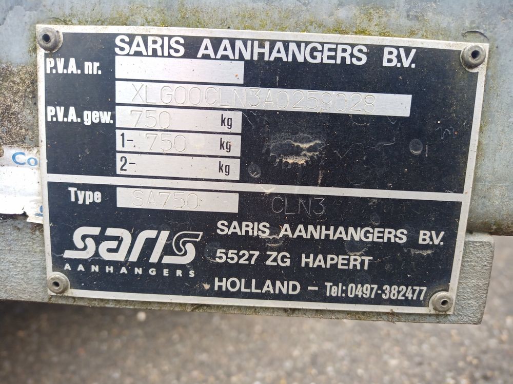 Saris SA 750 Sachtransportanhänger / Motorradanhänger | Kaufen auf Ricardo