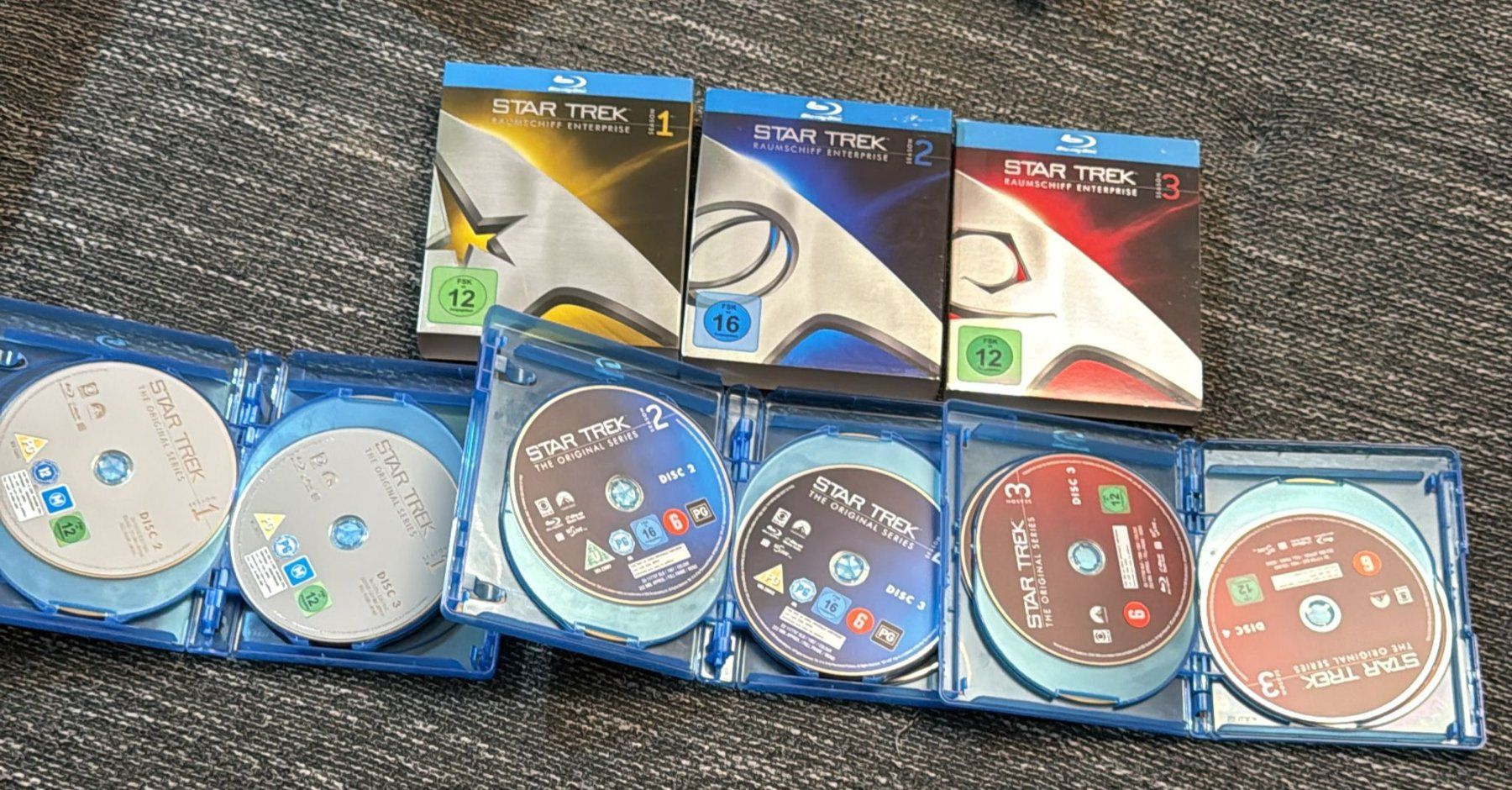 STAR TREK - RAUMSCHIFF ENTERPRISE SEASON 1-2-3 BLU RAY (Gebraucht) in ...