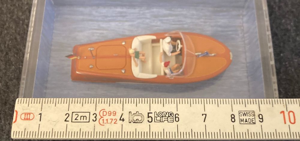 Original Preiser-Motorboot Riva Ariston-Modell 1:87 - H0 (Neu und ...