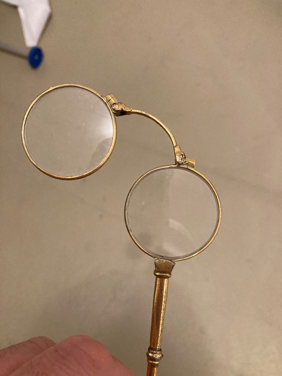 Magnifique ancienne lorgnon lunettes binocles XIX | Kaufen auf Ricardo