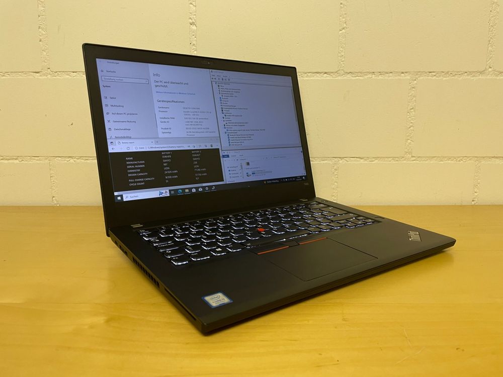 Lenovo ThinkPad T480 | 14” Full HD, i5, SSD, Fingerprint (Gebraucht) in ...