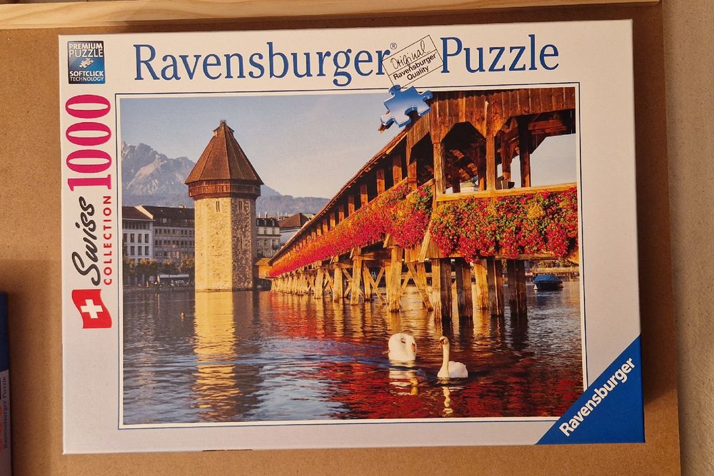 Ravensburger Puzzle - 1000 Teile - Kapellbrücke Luzern | Kaufen auf Ricardo