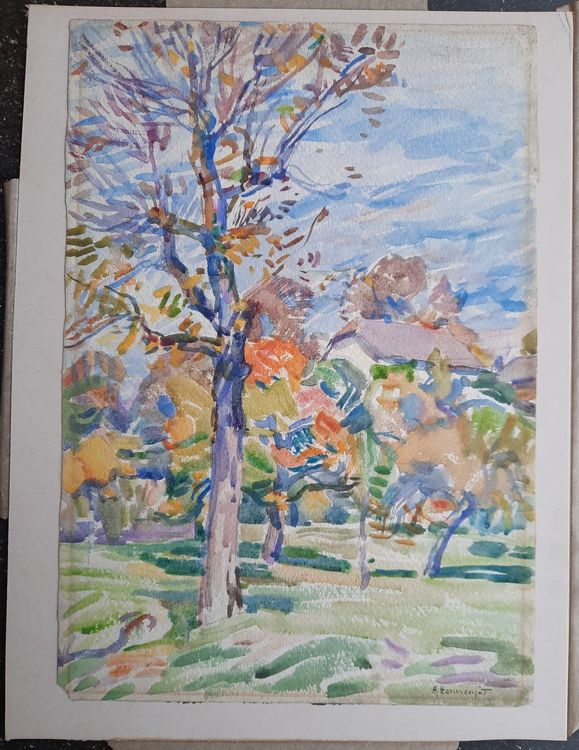HERMANJAT ABRAHAM AQUARELLE SIGNÉE | Kaufen auf Ricardo