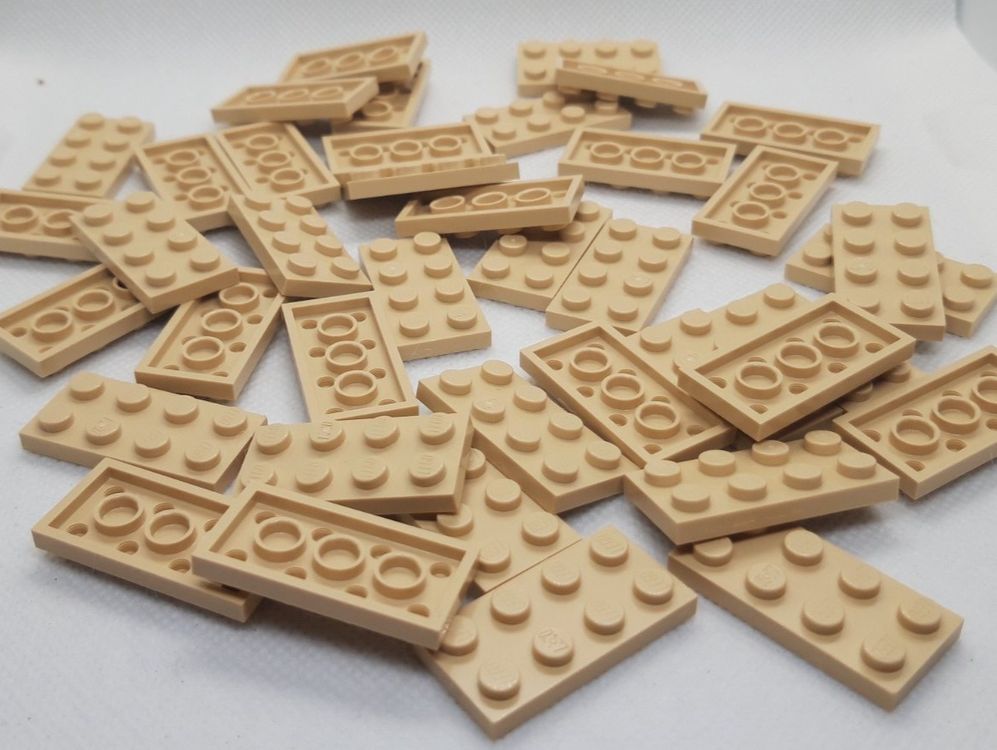 Lego 40 Stk. Plate tan 2x4 (tan) (Neu (gemäss Beschreibung)) in Inwil ...