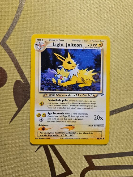 Neo Destiny - Light Jolteon (Gebraucht) in Bellinzona für CHF 8 – mit ...