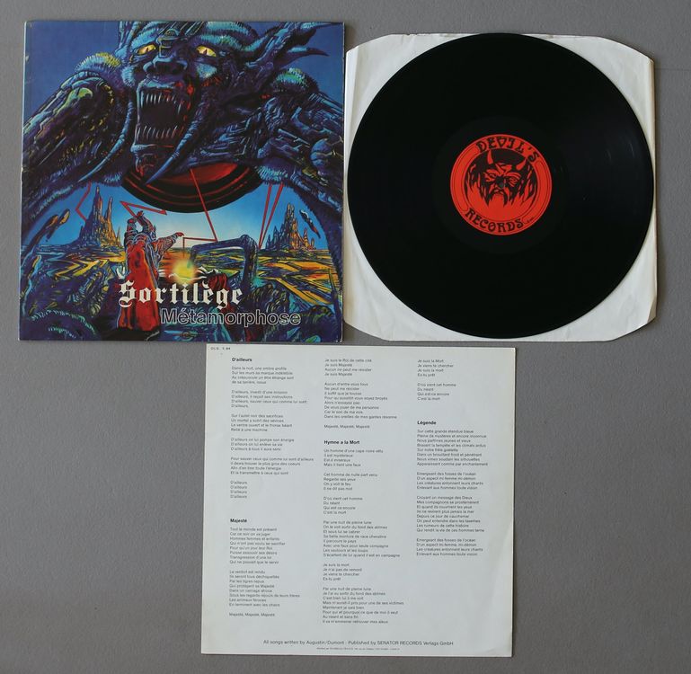 LP, Sortilège, Métamorphose, Devil's Records, F 1984 (Gebraucht) in ...