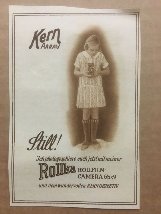 Vintage Reklame, Aarau, Kern Optik, 1928 | Kaufen auf Ricardo