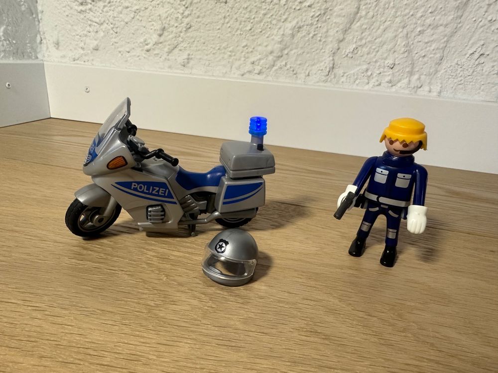 Playmobil 5180 Polizei Motorrad mit Blinklicht | Kaufen auf Ricardo