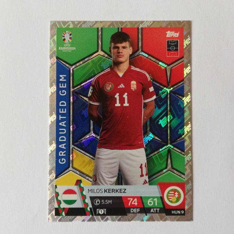 Match Attax Euro 2024 Graduated Gem Milos Kerkez (Gebraucht) in Buchs für CHF 1 – mit Lieferung ...