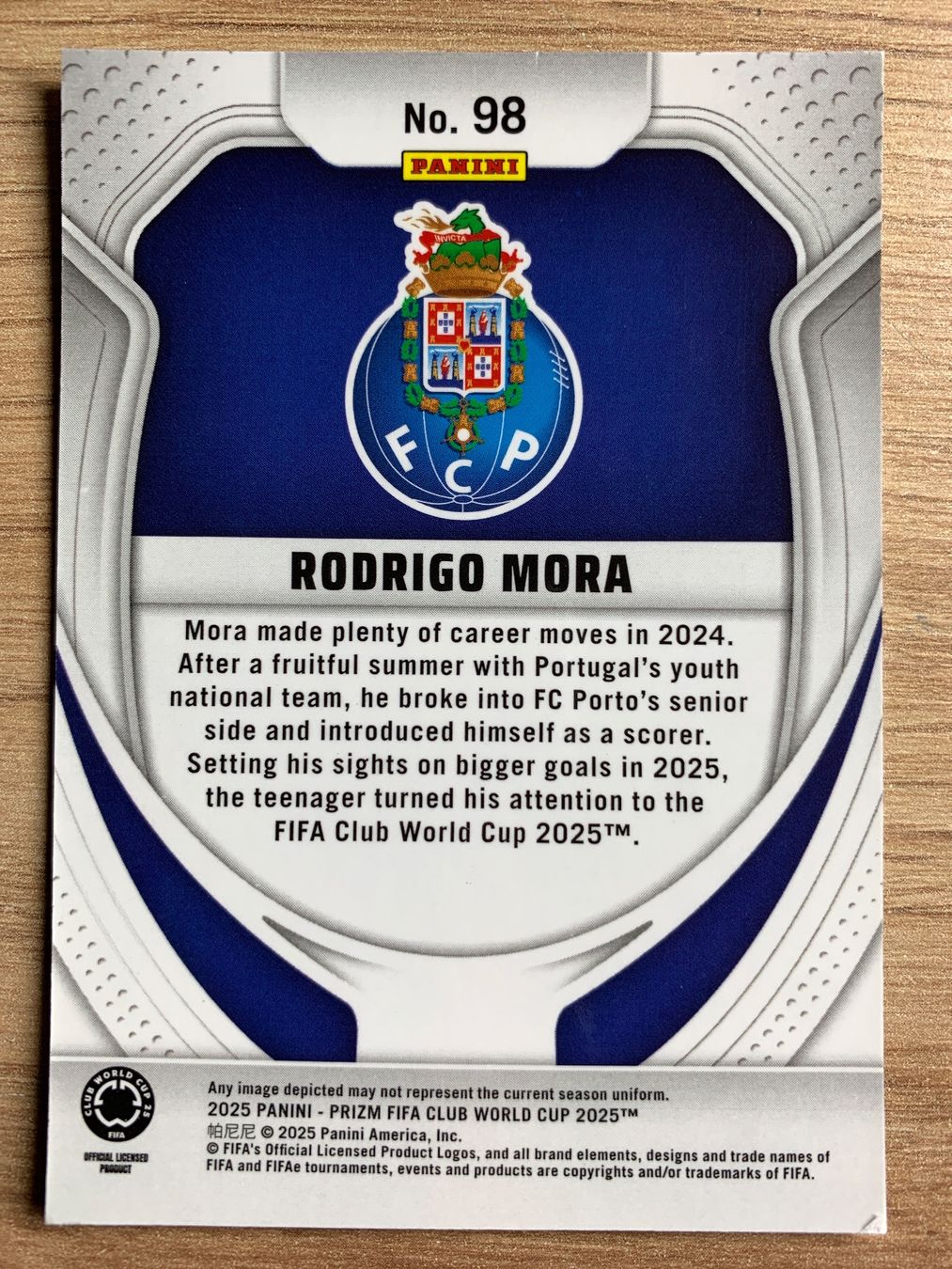 Soccer Rodrigo Mora RC Prizm FIFA Club World Cup 2025 (Gebraucht) in ...