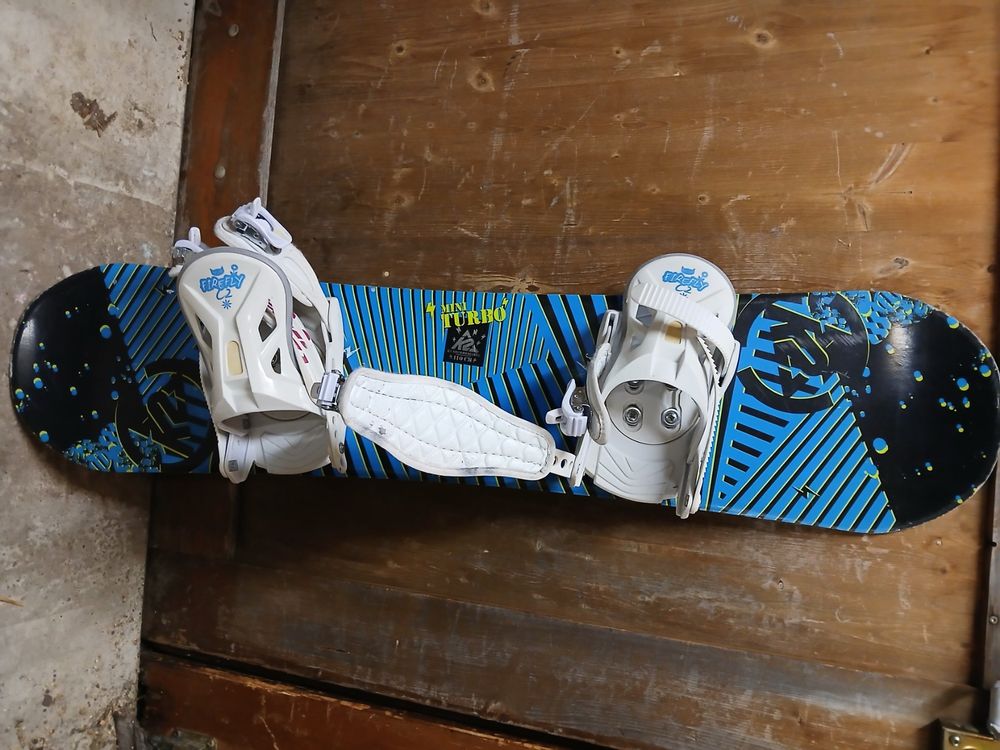 K2 Mini Turbo Snowboard 110cm mit Bindung (Gebraucht) in Buchackern für ...