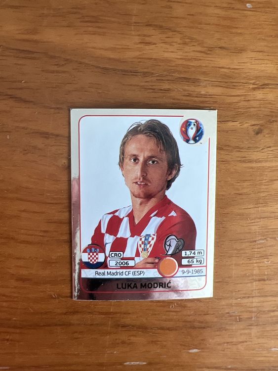 Panini Frankreich EM 2016 Luka Modric (Neu (gemäss Beschreibung)) in ...