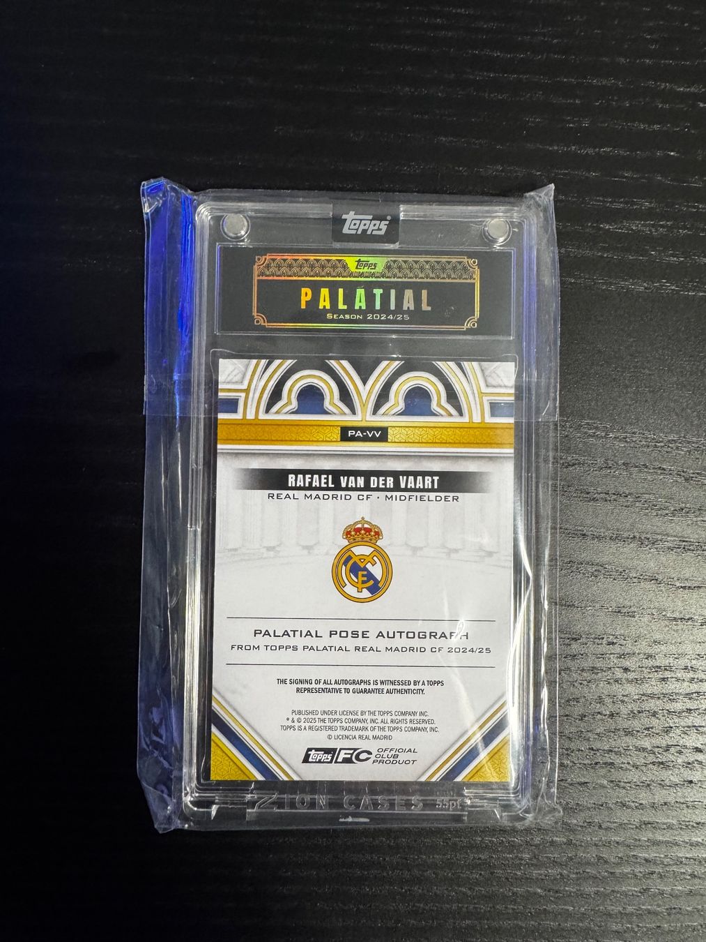 Topps Palatial Real Madrid 2024/25 Rafael Van Der Vaart Auto (Gebraucht ...