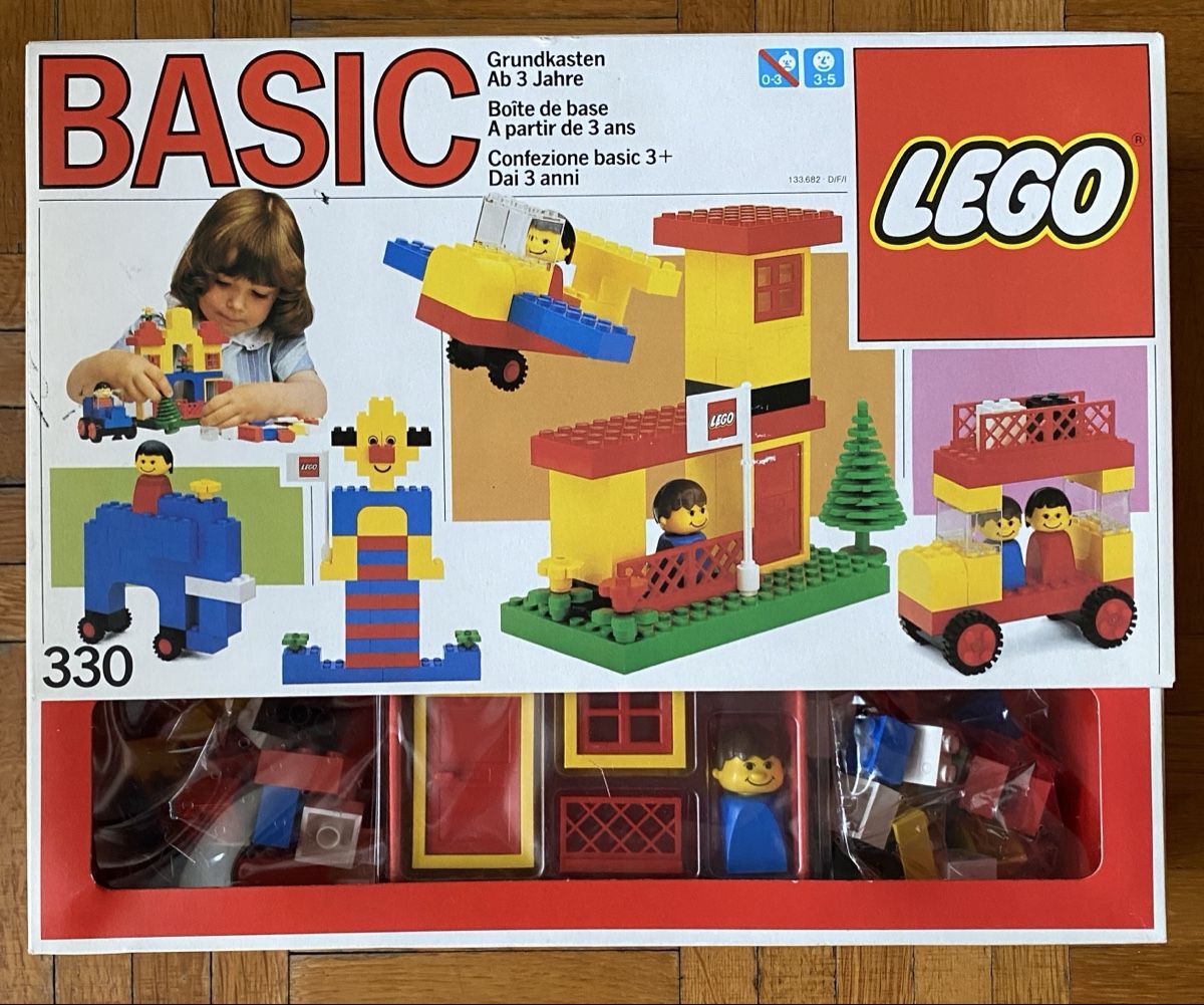 LEGO 330 BASIC – Vintage années 80 – Boîte d’origine (Neuf avec ...