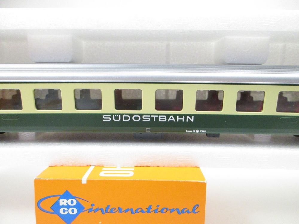 Roco H0 4239C SÜDOSTBAHN Schnellzugwagen 2. Klasse B 218 (Neu und ...