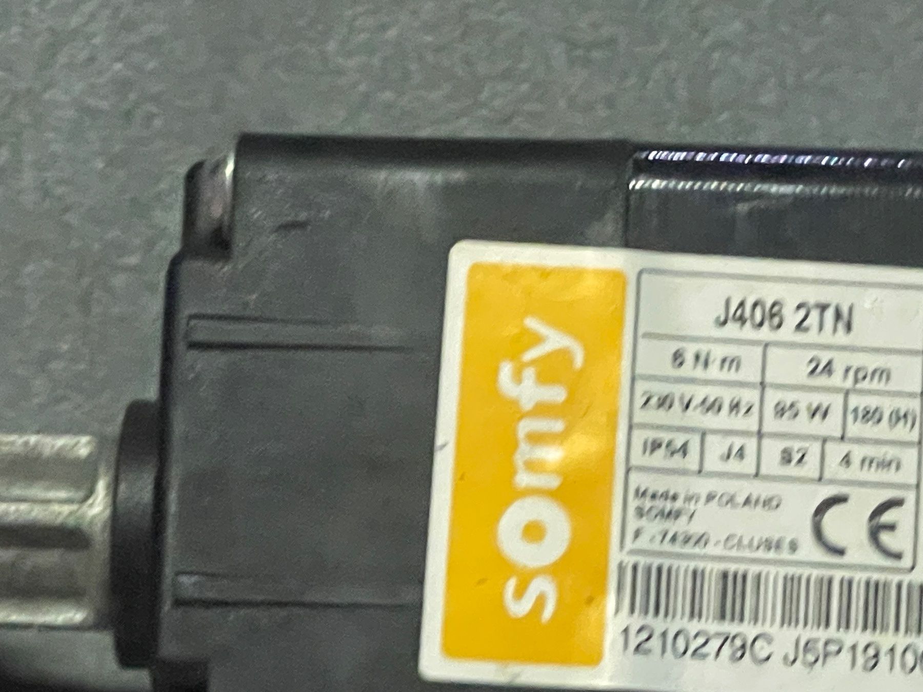 Somfy J406 2TN ohne Kabel Neuware Storenmotor Schenker (Neu und ...