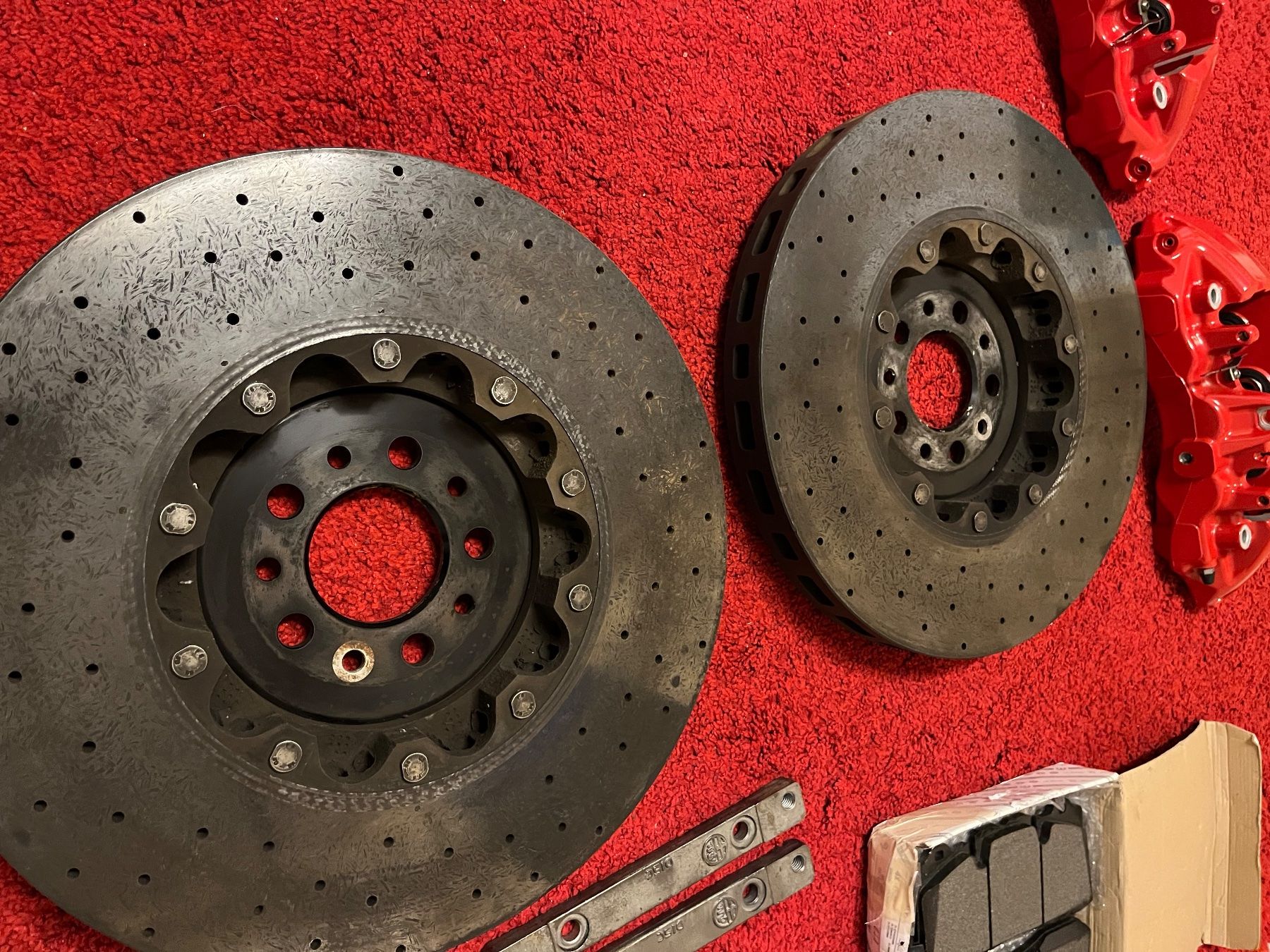 Front brakes CCB Brembo Giulia Stelvio Quadrifoglio Ferrari (Neu ...