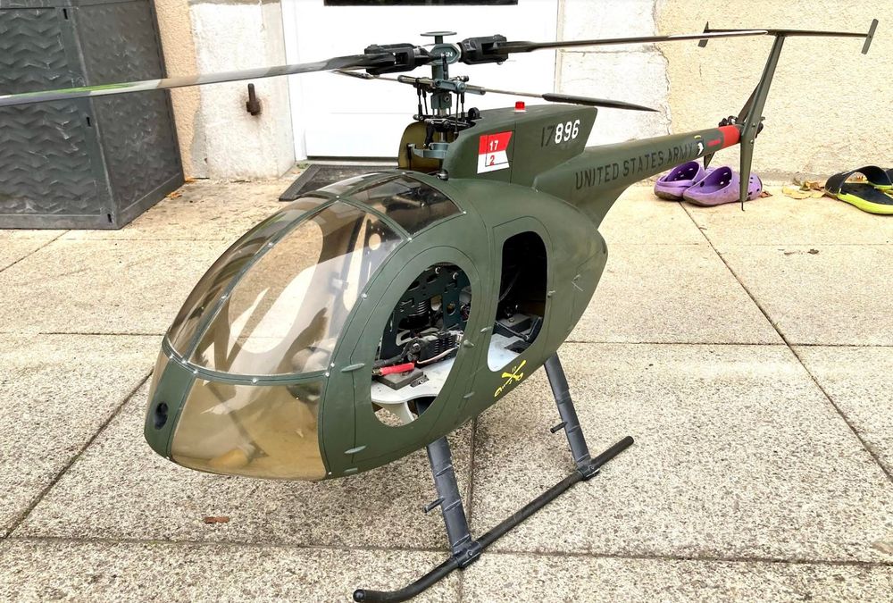 Align T-Rex 600 fuselage Hughes 500E Scale RC Helicopter (Defekt) in ...