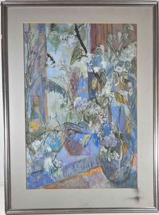 John Livesey (1926-1990) Grosse Stilleben Gemälde (Gebraucht) in Root ...