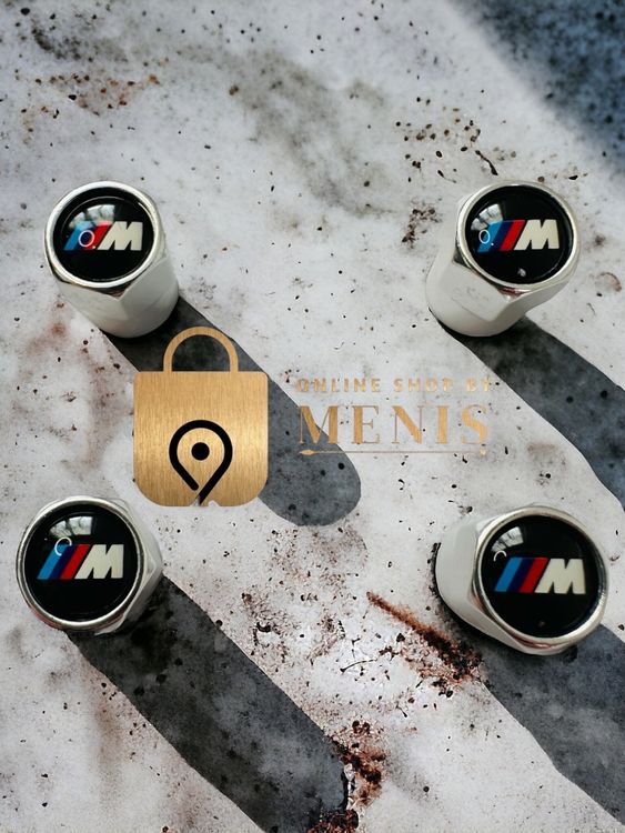 BMW M Ventilkappe Ventildeckel Aluminium 4er-Set Neu (Neu und ...