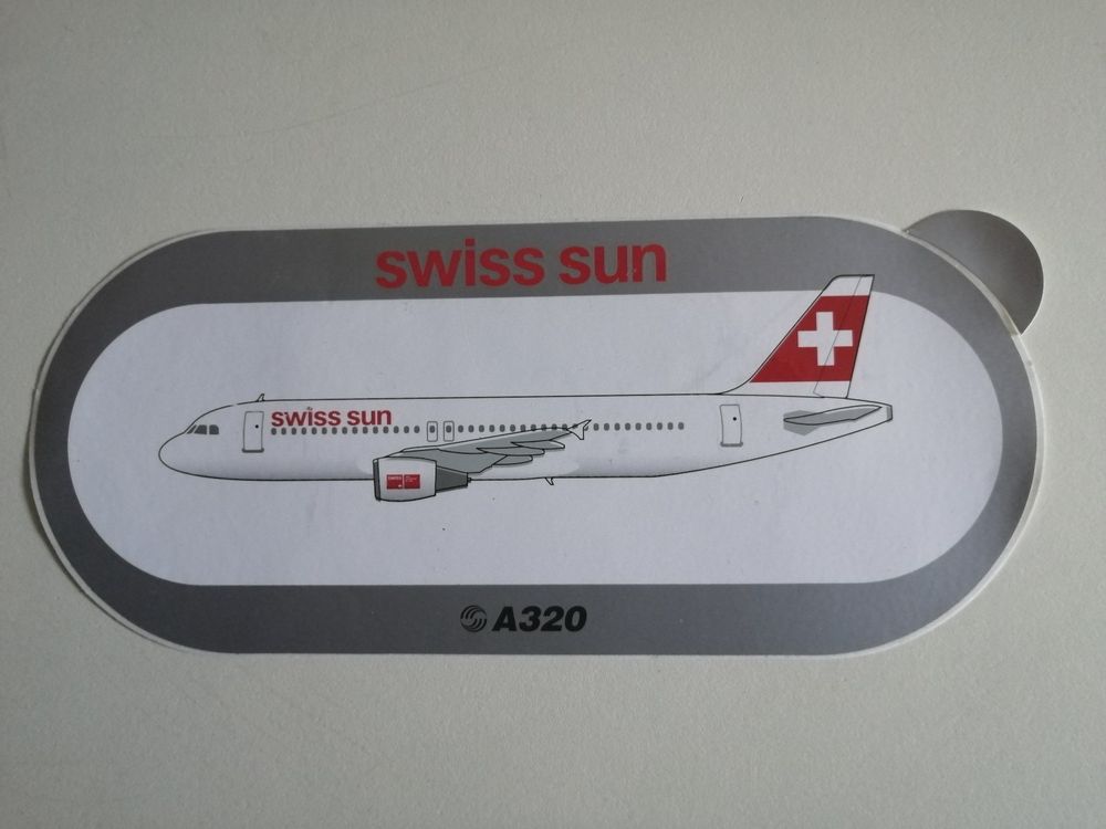 Swiss Sun Airbus A320 Sticker / Kleber | Kaufen auf Ricardo