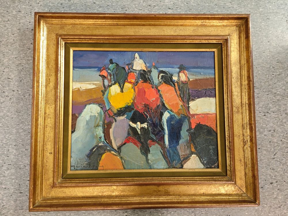 N46 Original Gemälde Bruno Perino Gitans 64x56cm (Gebraucht) in Toffen ...
