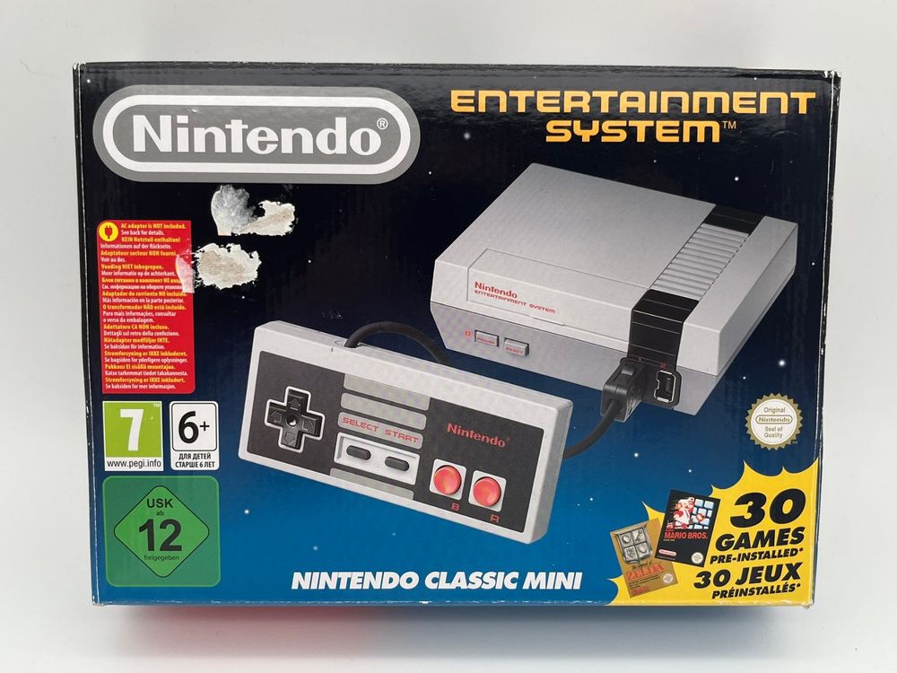 NES Mini *AB 1FR!* Konsole Super Nintendo OVP original (Gebraucht) in ...