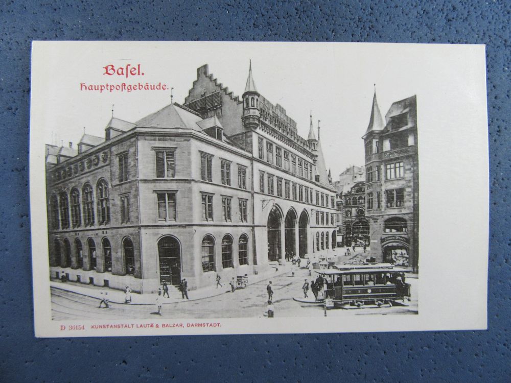 BASEL HAOPPOSTGEBÄUDE PTT TRAM BELEBT HG-AK (Gebraucht) in Ettingen für CHF 19.95 – mit ...