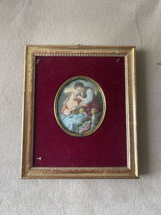 Miniature portrait signé | Kaufen auf Ricardo