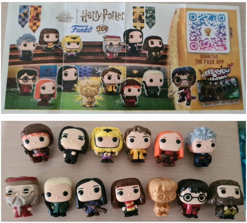 Harry Potter Komplettset 13 Figuren Funko Pop KINDER JOY Ei (Neu und ...