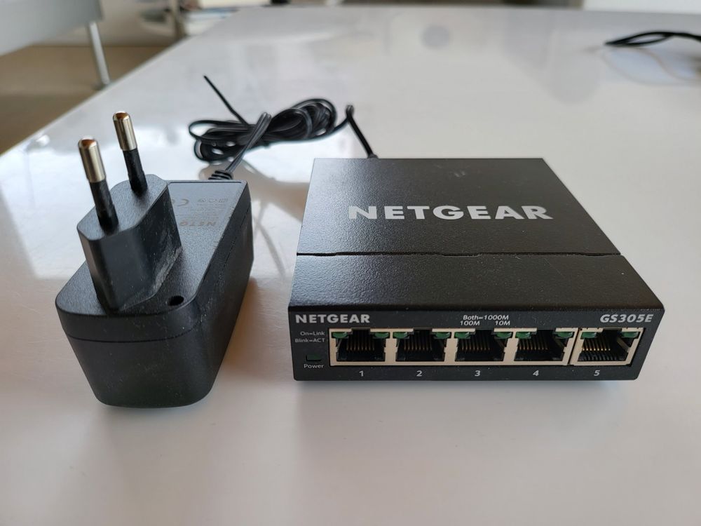 Netgear GS305E 5-Port Gigabit Ethernet Switch (Gebraucht) in ...