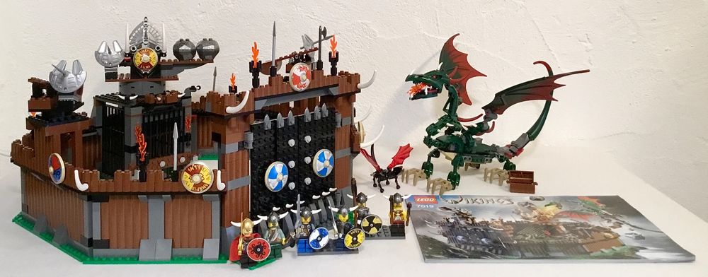 LEGO Vikings 7019 Viking Fortress against the Fafnir Dragon | Kaufen ...