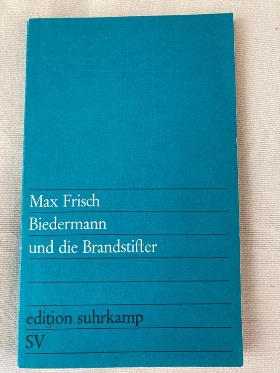 Max Frisch, Biedermann und die Brandstifter (Gebraucht) in Baden für ...